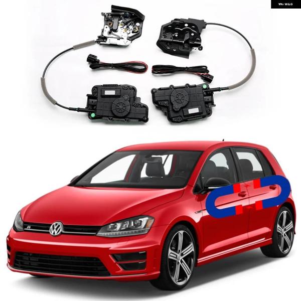 フォルクスワーゲン ゴルフ電動吸引ドア 自動車用自動ロック カーアクセサリー ドア ソフトクローズ 電動工具 VW カスタム パーツ アクセサリーHigh-concerned chemical:NonePlacement on Vehicl...