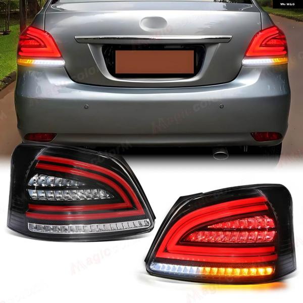 トヨタ ヴィオス 2008 - 13テールランプペア リア ドライビング ワーニング ブレーキ ウィンカー カー テールライト アセンブリ カスタム パーツ アクセサリーHigh-concerned chemical:NoneSpecial...