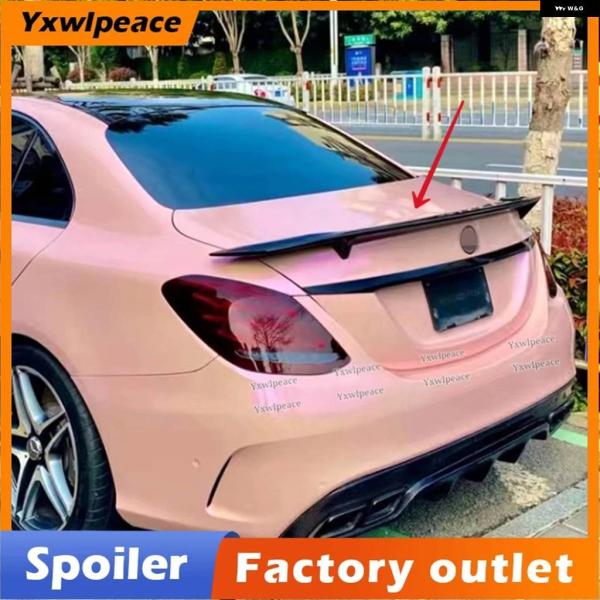 ベンツ C クラス W205 スポイラー 2015-2019 C180 200 260 300 C63 ABS リア トランク スポイラー ウイング カスタム パーツ アクセサリーHigh-concerned chemical:NonePl...