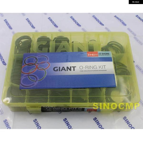 376PCS O RING BOX ガスケットシールキット ボルボ EC140 EC160 EC210 EC240 EC290 EC330 EC360 EC460 EC480 EC700 エクスカベル用 カスタム パーツ アクセサリーHig...