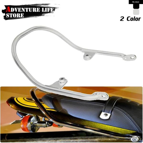 カワサキ Z900RS Z900 900RSリア キャリア 架 乗員用 ハンド グリップ アームレスト バー サポート ブラケット 2018-21 カスタム パーツ アクセサリーHigh-concerned chemical:NoneMod...