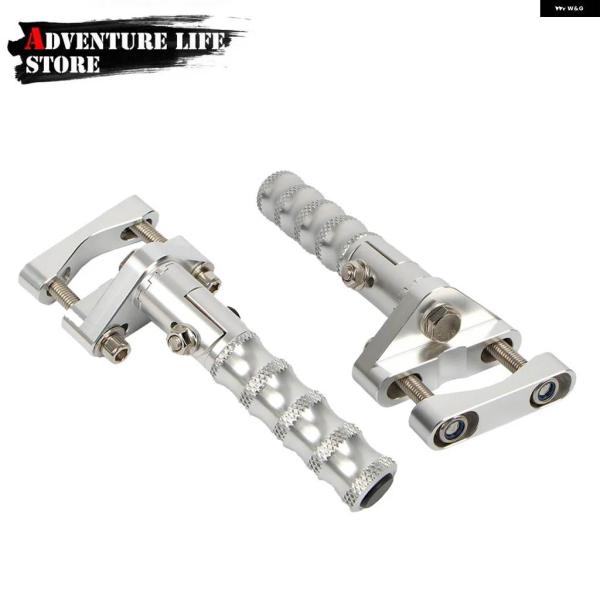 バイク フットレスト 360回転式22MMバーBM R1250GS R1300GS W用 フットペグ ホンダ ヤマハ スズキ フットペグ レスト カスタム パーツ アクセサリーModel Name:For BMW F850GS F750GS...