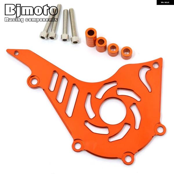 DUKE200 2024年式 オートバイ フロント スプロケット カバー エンジン チェーン ガードケース KTM デューク200デューク20020232022年型通年使用 カスタム パーツ アクセサリーProtective parts:F...