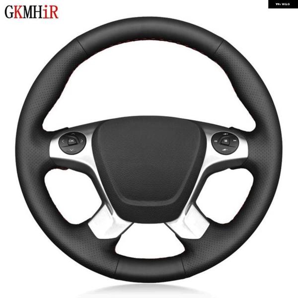ソフトブラック人工皮革製カーステアリングホイールカバー D トランジットコネクト トルネオカスタム グランド トルネオコネクト 2014-2020 カスタム パーツ アクセサリーHigh-concerned chemical:NoneSpe...