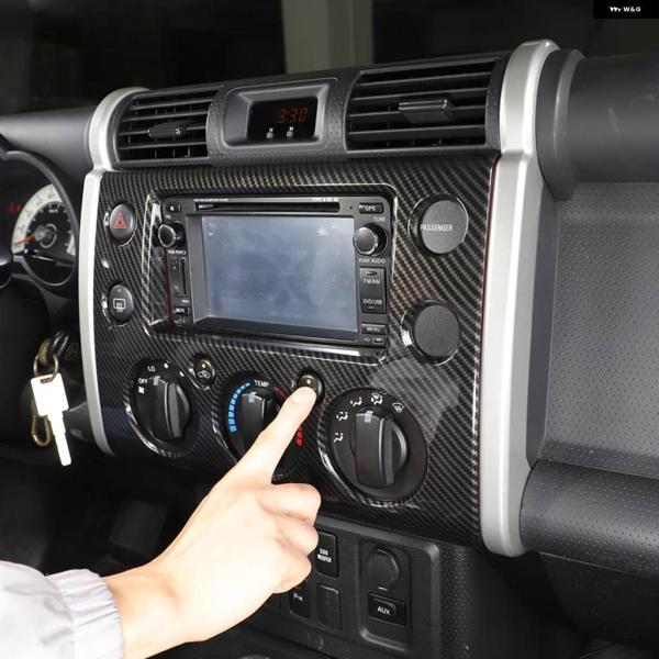 07-21 トヨタ FJ クルーザー カーナビゲーション サイド ストリップ 車内 ナビゲーションスクリーン フレーム カスタム パーツ アクセサリーHigh-concerned chemical:NoneItem Weight:148gI...