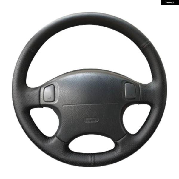 滑り止め ブラック 人工皮革 カーステアリングホイールカバー ホンダ CRV CR-V 1997-2001 アコード 6 1998-2002 オデッセイ プレリュード カスタム パーツ アクセサリーHigh-concerned chemic...