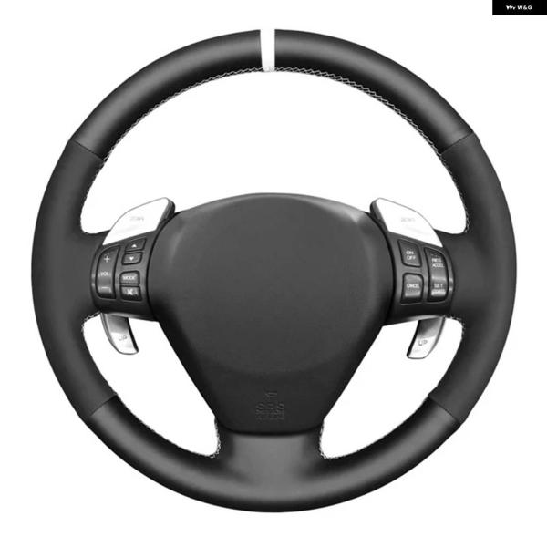 滑り止めブラックレザースエードカーステアリングホイールカバー マツダ RX-8 RX8 2003 - 11 カスタム パーツ アクセサリーHigh-concerned chemical:NoneSpecial Features:Four s...