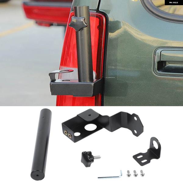 スペアタイヤアンテナブラケット テールゲート フラッグポールブラケットホルダー フラッグポールスタンド スズキ ジムニー 2007-2017 外装 カスタム パーツ アクセサリーHigh-concerned chemical:NoneExt...