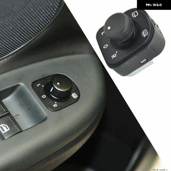 車用サイドミラー コントロール スイッチノブ フォルクスワーゲン ジェッタ ゴルフ MK5 MK6 ティグアン CC パサート B6 B7 1K0959565J カスタム パーツ アクセサリーHign-concerned Chemical:...