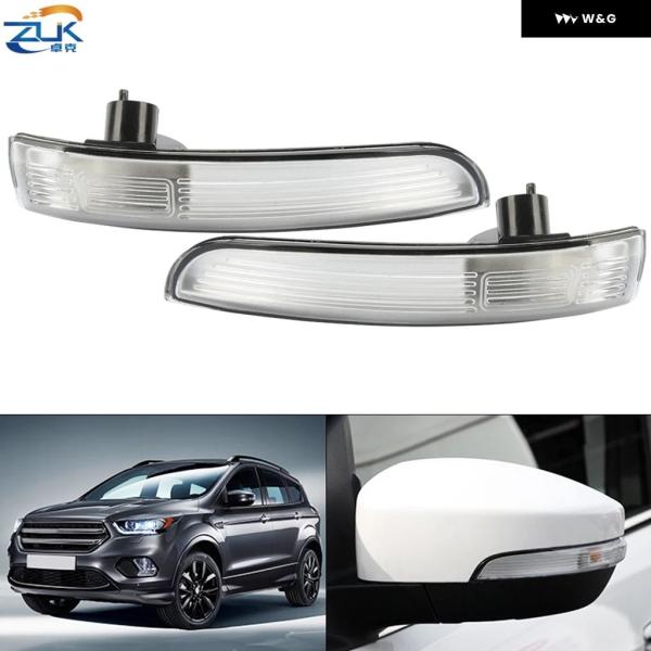 バックミラー サイドミラー ウィンカーライト ランプ リピーター FORD KUGA ESCAPE ECOSPORT 2013-19 カスタム パーツ アクセサリーHign-concerned Chemical:NoneFor Vehicl...