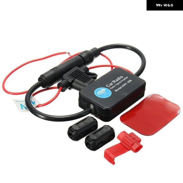 ANT-208 12V カー ラジオ アンテナ 88-108 MHZ FM/AM 信号増幅器 カー ラジオ アンテナ オートアンテナアンプブースター カーボートアンプ カスタム パーツ アクセサリーHign-concerned Chemic...