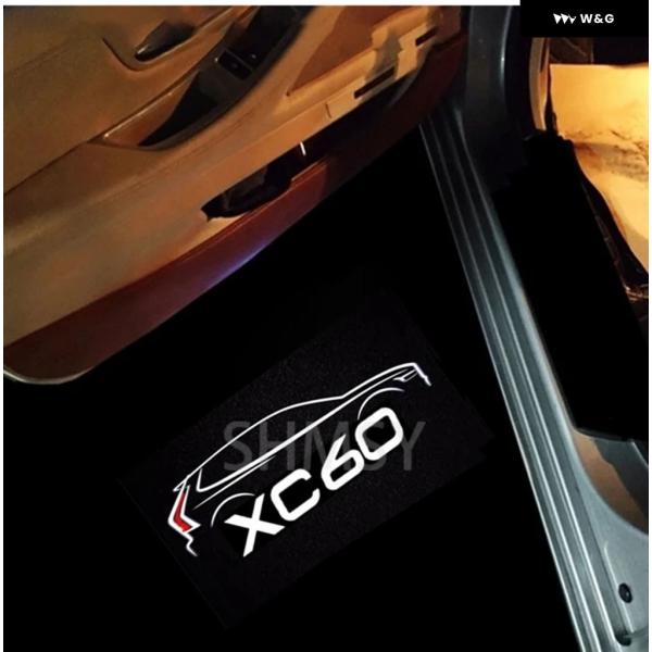 プロジェクター LED 車ドアシャドウゴーストカーテシーライト ボルボ XC60 2009-16-2022 2個 カスタム パーツ アクセサリーSpecial Features:Ghost Shadow LightItem Diameter...