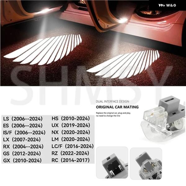 LED 車ドアウェルカムゴーストシャドウライト レクサス GX460 GX470 LS400 LS430 LS460 LS600H LX450 LX470 LX570 IS F IS250 カスタム パーツ アクセサリーSpecial Fe...