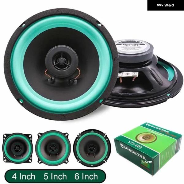 4/5/6インチ 汎用 カー スピーカー 100W/160W HIFI同軸サブウーファー車載 オーディオ HIFI音楽フルレンジ スピーカー カーサブウーファー カスタム パーツ アクセサリーHign-concerned Chemical:...