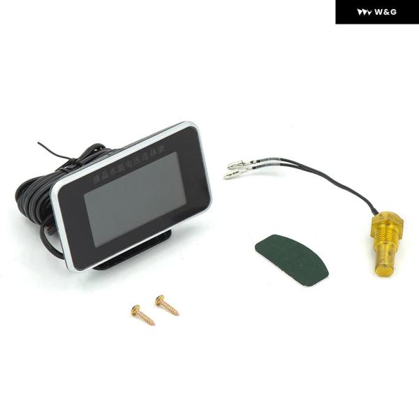 汎用 カー 2IN1 LCD デジタル ディスプレイ 電圧計 水温計 カスタム パーツ アクセサリーSpecial Features:Voltmeter Gauge/ Water Temp TemperatureExternal Testi...