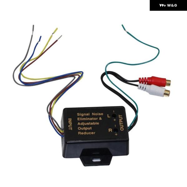 2ウェイカー オーディオ RCAコンバーター12-24V低レベルコンバーター アダプター 高レベル 低レベルへコンバーター40W調整可能RCA アダプター カスタム パーツ アクセサリーHign-concerned Chemical:Non...