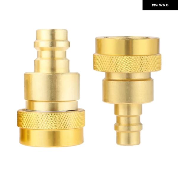 2個A/C R134A R1234YFへ変換キット クイック アダプター 高低電圧コネクタ エアコン 冷媒 システム カスタム パーツ アクセサリーSpecial Features:Fit for The AC R1234yf Refrig...