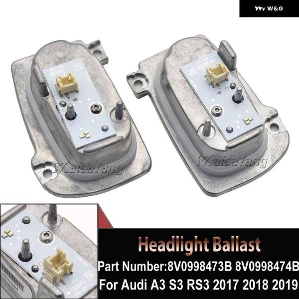 LED ヘッドライト バラスト DRL デイタイム ランニングライト コントロール モジュール アウディ A3 S3 RS3 8V0998473B B011784-A LR 8V0998474B B011785-A カスタム パーツ アクセ...