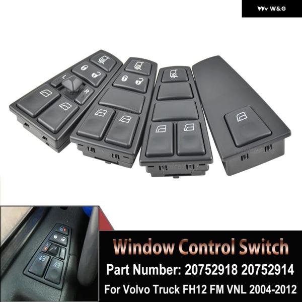 カーアクセサリー 電動ウィンドウスイッチ 20568857 21543897 ボルボ FH12 FM12 FM9 FH FM VNL 20752918 20953592 20455317 20452017 カスタム パーツ アクセサリーHi...