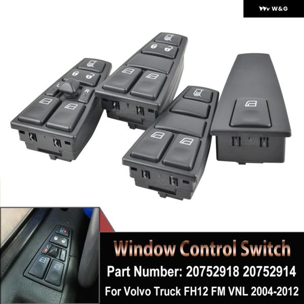 電動ウィンドウスイッチ 20568857 21543897 ボルボ FH12 FM12 FM9 FH FM VNL 20752918 20953592 20455317 20452017 カーアクセサリー カスタム パーツ アクセサリーHi...