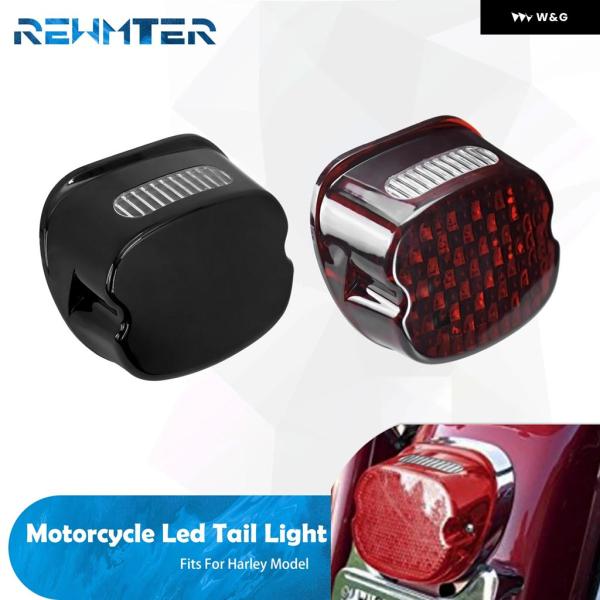 オートバイ バイク LED テールライト ハーレー ツーリング ロードキング FLHR ソフテイル FL スポーツスター XL883 1200 ダイナ ファットボーイ ブレーキランニング リアランプ カスタム パーツ アクセサリーHign-...