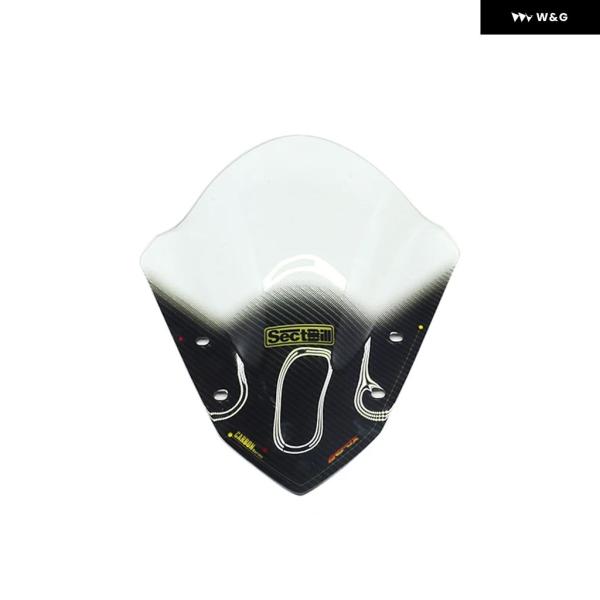 オートバイ バイク 調整可能フロント ウインドスクリーン ウインドデフレクター ウインドシールドカバー ヤマハ AEROX155 NVX155 ウインドシールドスクリーン プロテクター カスタム パーツ アクセサリーHign-concern...