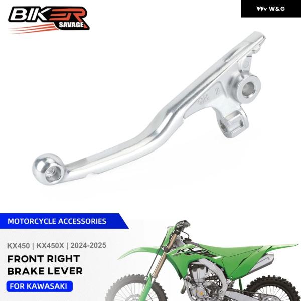 カワサキ KX450X ブレーキ レバー KX 450 450X 2024-2025 アルミ オフロード オートバイ バイク フロント右 コントロール ハンドル オートバイ バイク アクセサリー カスタム パーツ アクセサリーHign-co...
