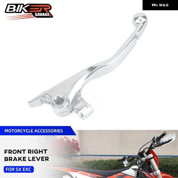 右ブレーキ レバー XC XCF SX EXC 500 450 350 300 250 200 150 125 EXC-F SXF オートバイ バイク フロント右 コントロール ハンドルアクセサリー カスタム パーツ アクセサリーHign-...