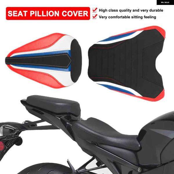 オートバイ バイク シートカバー パッセンジャーシート ホンダ CBR1000RR-R ファイアーブレード SP 2020-2024 2025 フロントドライバー リアパッセンジャーシート パッド アクセサリー カスタム パーツ アクセサリ...