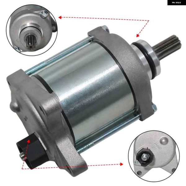 12V オートバイ バイク スターターモーター 始動用 ホンダ TRX250TM TRX250TE FOURTRAX 250 ES TRX250TM TRX250TE RECON 250 ES 31200-HM8-B61 カスタム パーツ ...