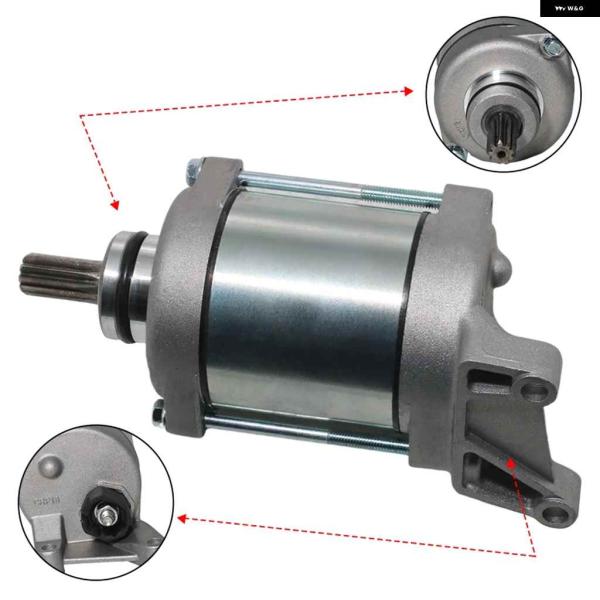 12V オートバイ バイク スターターモーター ヤマハ YFZ450 YFZ450R 18P バージョン YFZ450 YFZ450X スペシャルエディション OEM: 18P-81890-00 カスタム パーツ アクセサリーHign-co...