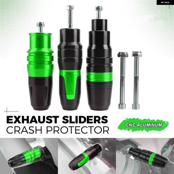 オートバイ バイク 排気 クラッシュ ガード カワサキ W 800 SE 2012 - 16 W800SE フレーム スライダー エンジン 落下 パッド カスタム パーツ アクセサリーHign-concerned Chemical:None...