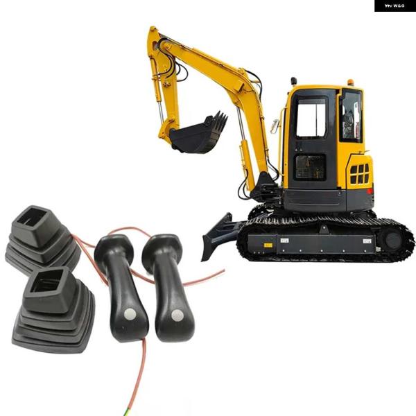 1セット LR 掘削機ジョイスティック アセンブリ ギアハンドル ダストカバー 付き REXROTH YUCHAI LOVOL LONGGONG-REVO 55/60/65/75-8/80 カスタム パーツ アクセサリーHign-conce...
