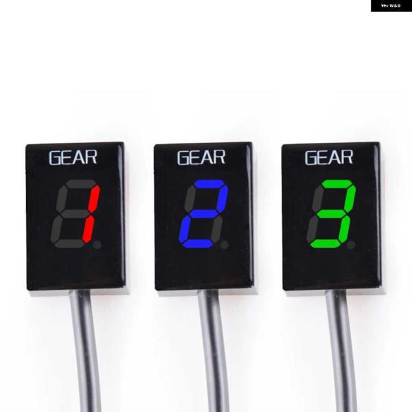 トライアンフ SPEED TRIPLE NON ABS 2002〜2004 SCRAMBLER LCD ODO 全年式 オートバイ バイク ギア インジケーター 1-6 デジタルギアメーター付き カスタム パーツ アクセサリーHign-co...