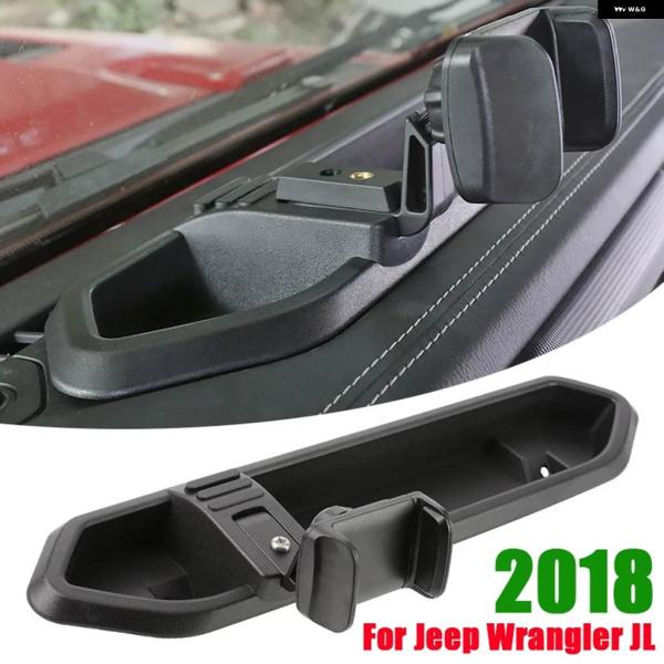 車用 コンソール ダッシュボード 電話 ホルダー 収納 トレイ付き ジープ ラングラー JL 2018 1個 カスタム パーツ アクセサリーHigh-concerned chemical:NoneType:Trunk Box / BagOr...