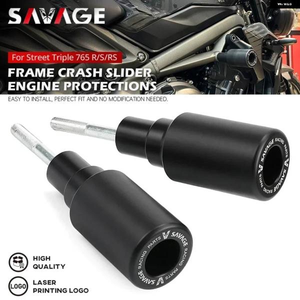 ストリートトリプル 765 R/S/RS フレーム フェアリング プロテクター クラッシュ スライダー バイク エンジン クラッシュ パッド 落下 765R 765S 765RS カスタム パーツ アクセサリーHigh-concerned ...