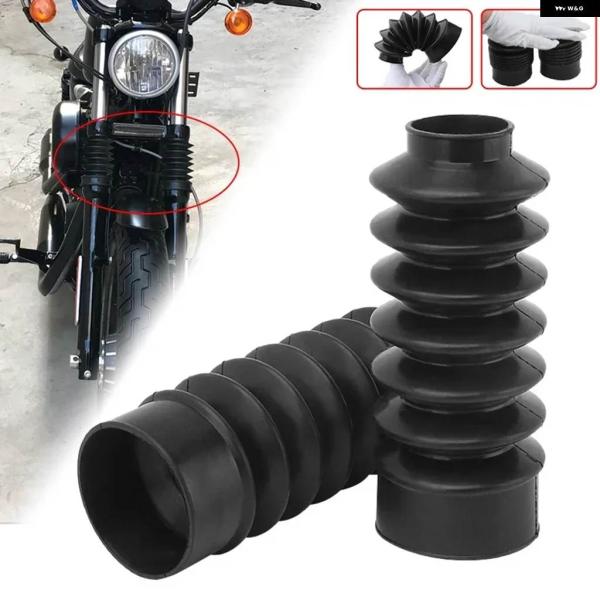 39MM オートバイ ラバーフロントロング フォーク ブーツ ゲーターカバー ハーレー ダイナ FXD スポーツスター XL883 XL1200 カスタム パーツ アクセサリーProtective parts:OtherHigh-conce...