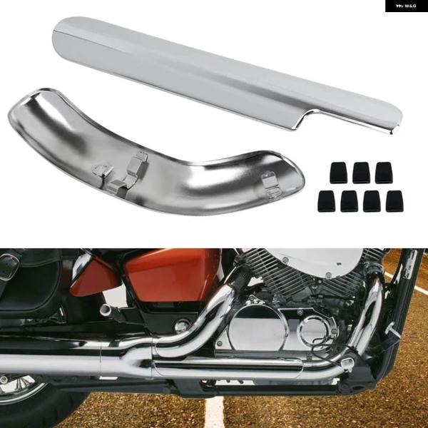 オートバイ クロームマフラー パイプ ヒートシールド カバー ガードカバー ホンダ シャドウ VT750 VT400 1997-2003 カスタム パーツ アクセサリーHigh-concerned chemical:NoneModel Na...