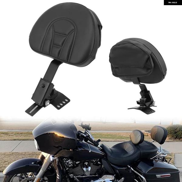 オートバイ プラグインドライバーバックレストライダーバックレスト ハーレー ツーリングエレクトラロードストリートグライド ロードキング 1997-2022 カスタム パーツ アクセサリーHigh-concerned chemical:Non...