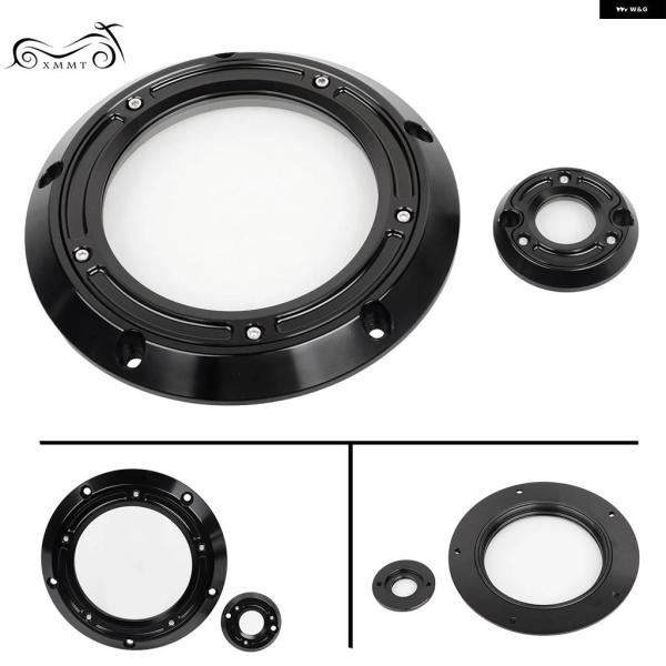 ブラック エンジン ダービータイマータイミングカバー ハーレー 2017-2023 M8 トライクツーリング エレクトラストリート ロードグライド キング FLHT FLTRX FLHR FLHX カスタム パーツ アクセサリーProtec...