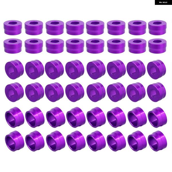 48個パープル エンジン ボルトキャップカバー ハーレー ツーリング ロードキング エレクトラ ストリートグライド スポーツスター XL ダイナ ソフテイル ファットボーイ FLSTF カスタム パーツ アクセサリーHigh-concern...