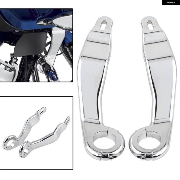 オートバイ クローム フェアリング サポート ブラケット マウント キット ハーレー 2015年以降 ロードグライド FLTRX スペシャル FLTRXS ウルトラ FLTRU カスタム パーツ アクセサリーProtective parts...