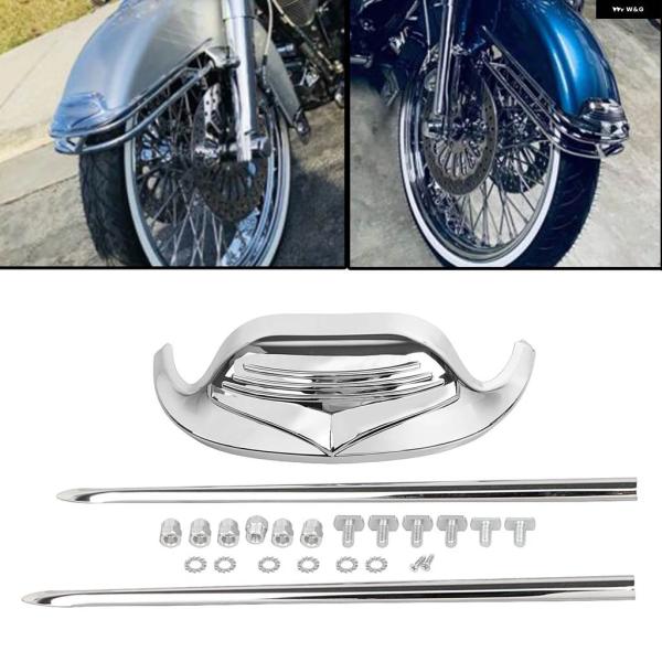 オートバイ クロームフロントフェンダーチップスピア トリム キット ハーレー 1982-2013 ロードキング FLHR エレクトラグライド FLHT カスタム パーツ アクセサリーHigh-concerned chemical:NoneI...