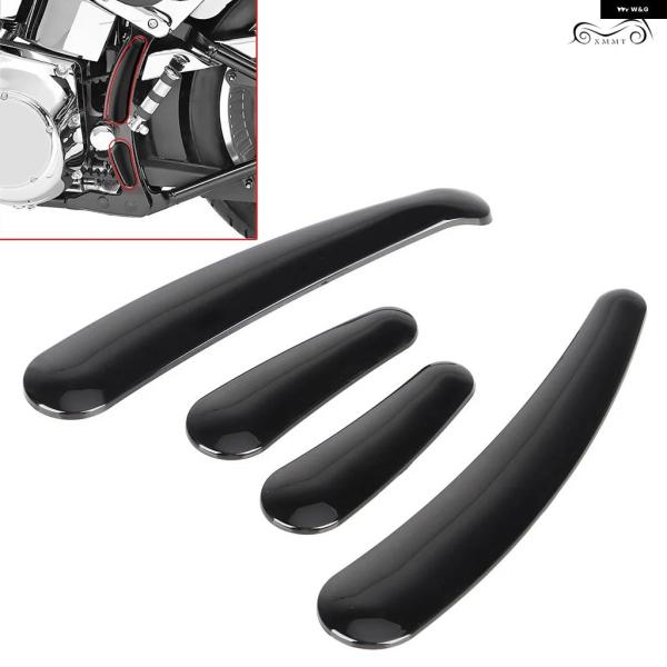 左右1セット オートバイ ブラック スイングアーム フレーム インサートキット ハーレー ソフテイル FLS FLSTN FXSTC デラックス FLSTNSE 2008年以降 カスタム パーツ アクセサリーHigh-concerned c...