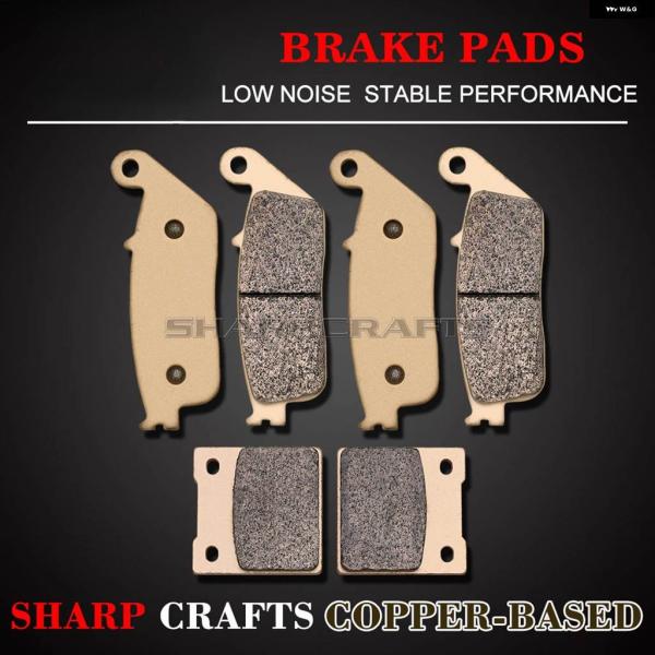 スズキ RF400R RF400V RF600 1993-1997年GSX400 94-96年 GSF600 BANDIT 95-99 向け オートバイ 銅製 フロントリア ブレーキ パッド キット カスタム パーツ アクセサリーHigh-...