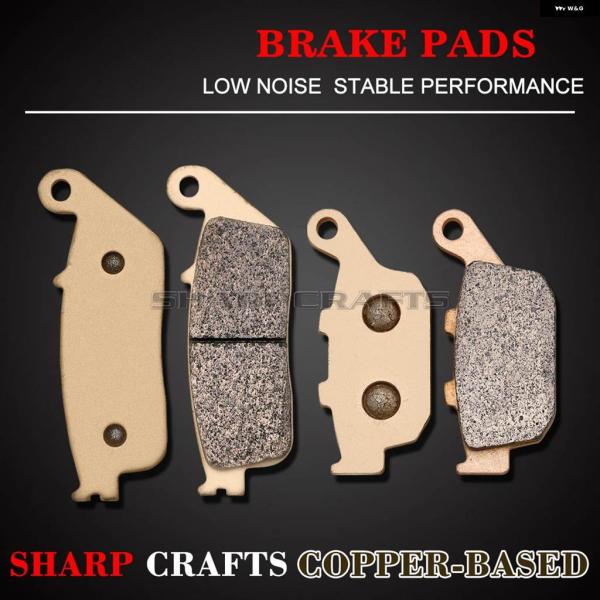 カワサキ KLE650と2015年式Z800E非ABS2013-2016年モデル 金属銅製前後ブレーキ パッド キット カスタム パーツ アクセサリーHigh-concerned chemical:NoneModel Name:Z800E ...