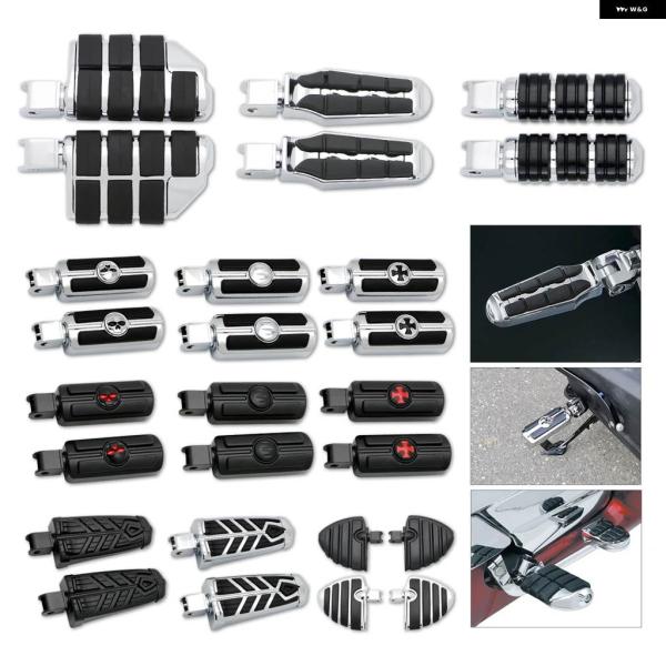 ホンダ シャドウVT750エースエアロスピリットVTX1300 VTX1800 VT1300フューリースティードVT600VLX400マグナVF750用 オートバイ 足止め フットペグ カスタム パーツ アクセサリーHigh-concern...