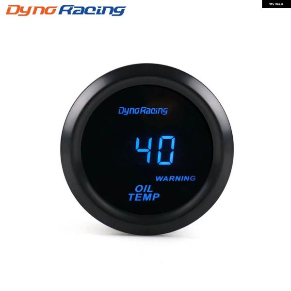 ダイノレーシングオイル温度計 2インチ 52MM デジタル 40-150C オイル温度計 青色LEDとセンサーカーメーター BX101463 カスタム パーツ アクセサリーHigh-concerned chemical:NoneBrand ...