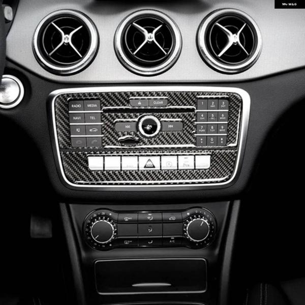メルセデス ベンツ X156 W176 C117 CLA GLA クラス カーボン用センター コンソール エアコン CD パネル カバー トリム カスタム パーツ アクセサリーHigh-concerned chemical:NoneItem...