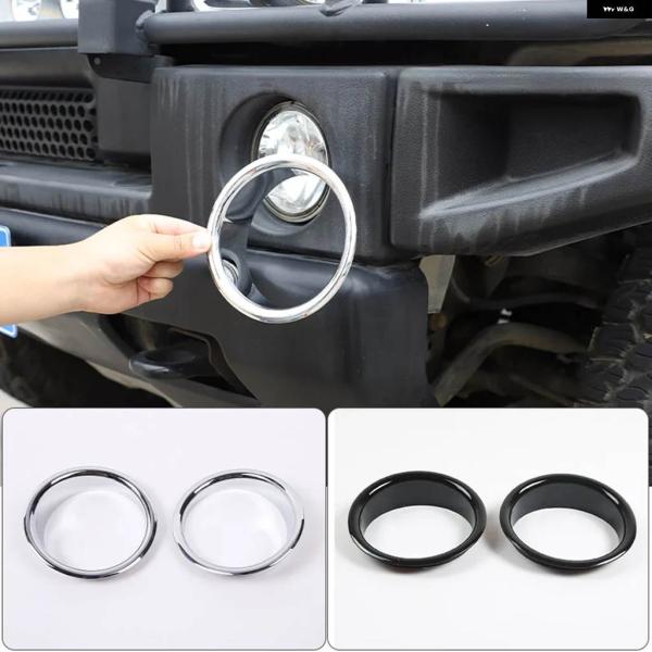 ハマーH2 2003-2009年用 ステンレス シルバー車前 フォグランプ ランプ ホルダー リング形成 装飾 カバー カーアクセサリー カスタム パーツ アクセサリーHigh-concerned chemical:NoneItem Wei...